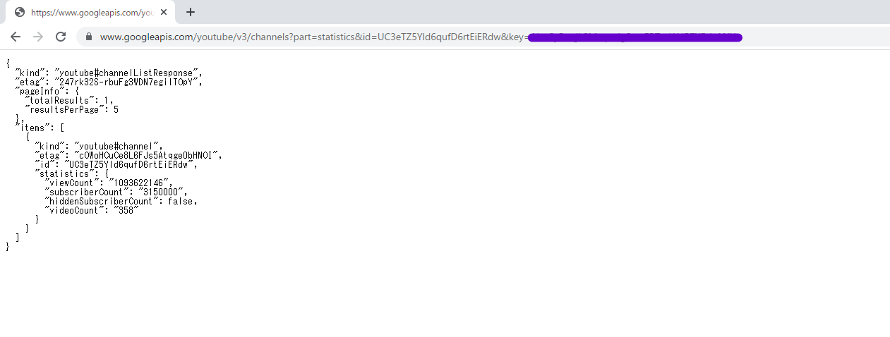 【WebAPI】YouTube Data API(v3)の使い方解説！チャンネル情報を取得！ | SEの時間外労働